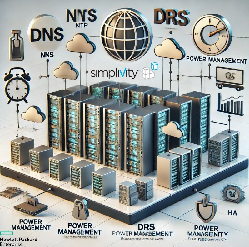 Simplivity HCI Mimarisi ve DNS, NTP, Power Management, DRS ve HA
